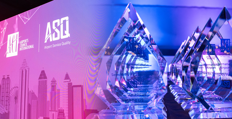 ASQ award ceremony during ACI's global summit