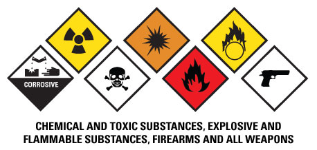 Aeropuerto JJO - Restricted objects